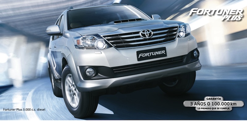 Ficha técnica: Toyota Fortuner Plus 2982 cc Diesel Mecánica Euro IV ...